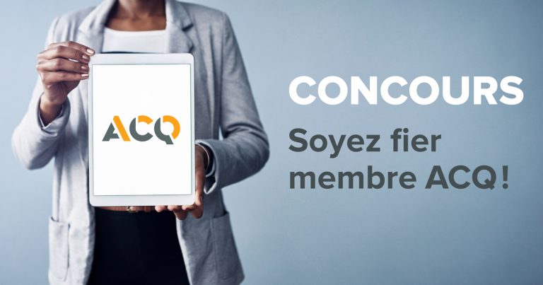 Concours : Soyez fier membre ACQ ! - Association de la construction du ...
